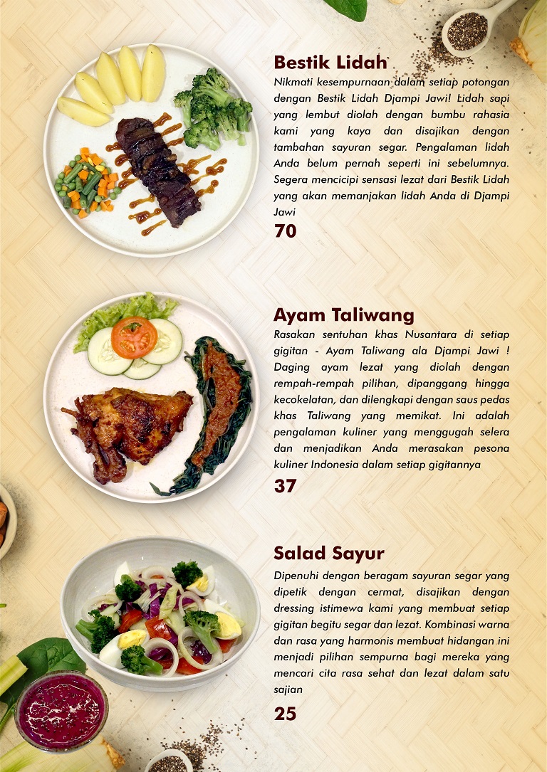 Menu Djampi Jawi Solo